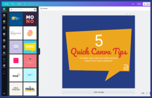 Design | Create Great Social Posts with Canva - 5 Quick Tips